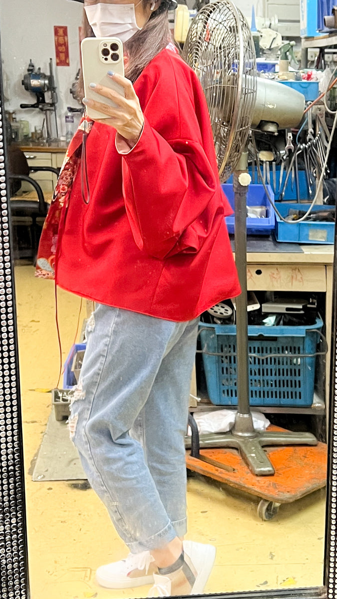 HMC104 成人女裝燙金暗紅和風服 – BBshop.com.hk